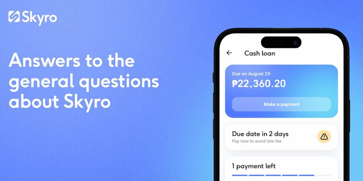 Skyro — Product loans in the Philippines